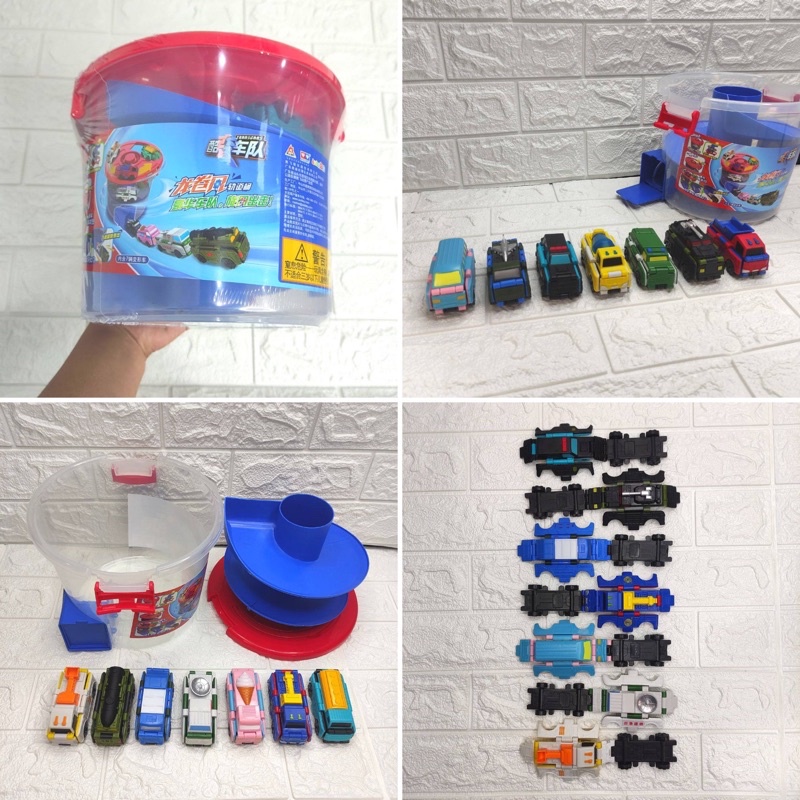 Container Truck / Expandable Car toy Storage Truck / 5 in1 Cars Bucket ...