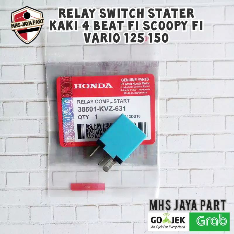 Relay STATER FOOT 4 BEAT fi scoopy fi vario 125 vario 150 | Shopee ...