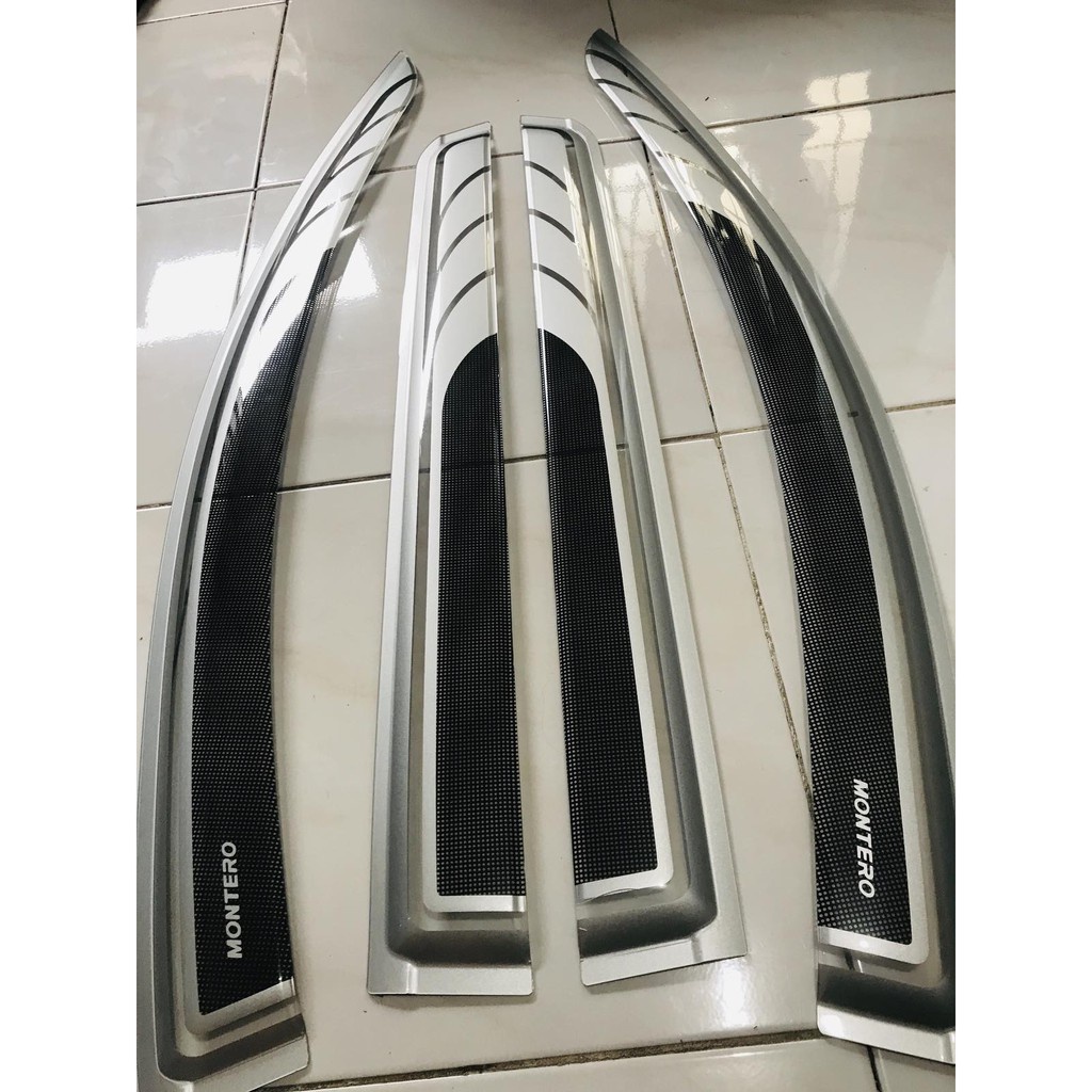 Rain Visor - Mitsubishi Montero 2016 2017 2018 2019 2020 2021 2022 ...