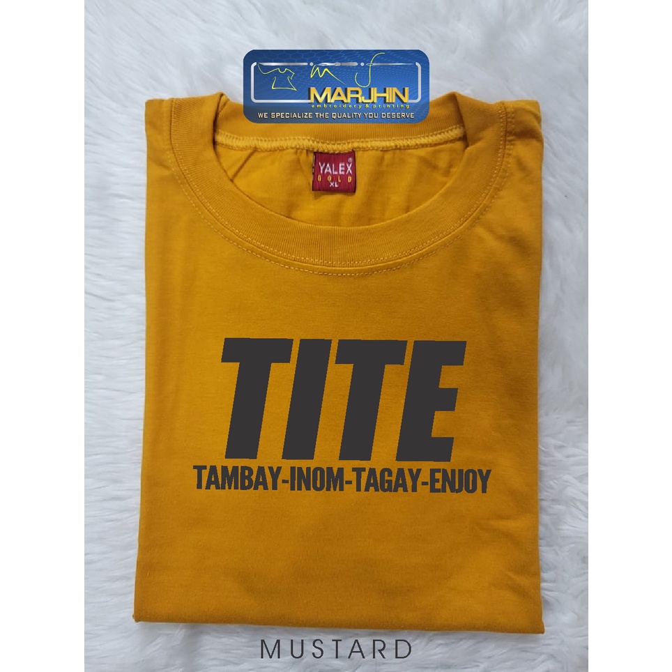 TITE Statement Shirt / Minimalist Unisex T-shirt / Funny Shirt/ Hugot ...