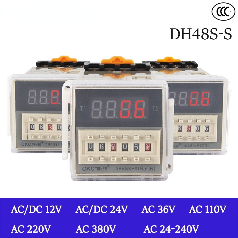 Currency Digital LED Programmable Timer Relay Switch DH48S-S 0.1S-99H ... Currency Digital LED Programmable Timer Relay Switch DH48S-S 0.1S-99H ...