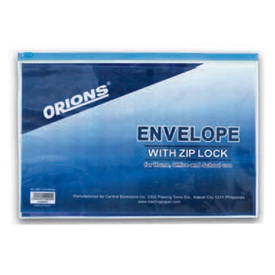 Orions Plastic Envelope with Ziplock - A4 Size | Shopee Philippines