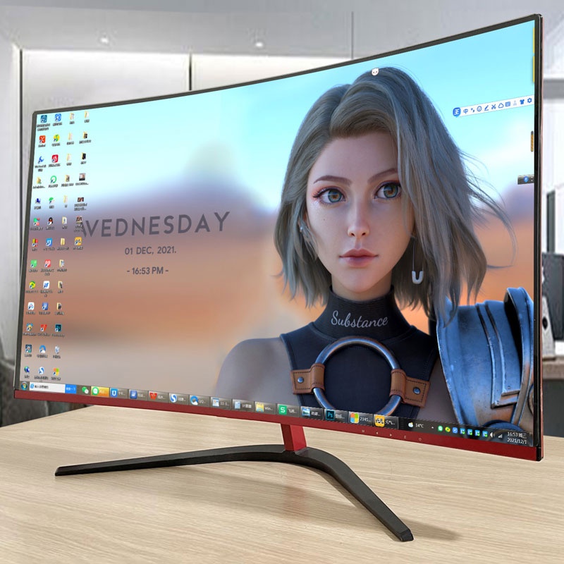 27 inch gaming Monitor Computer 24\32 inch pc laptop Desktop 75 144hz ...