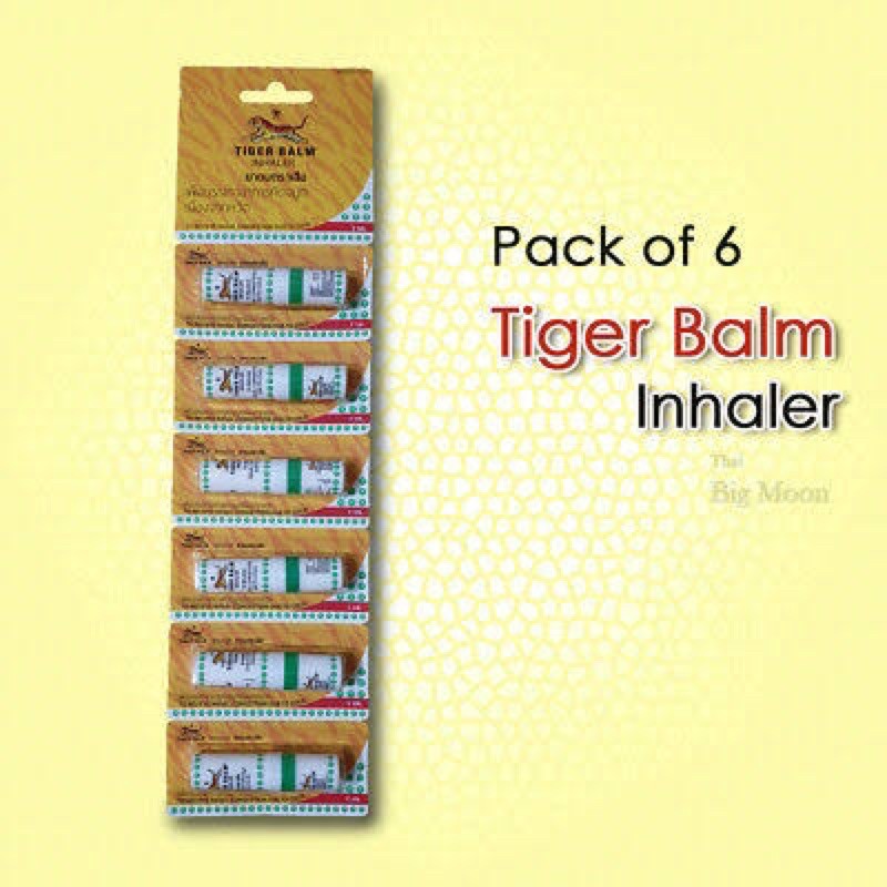 TIGER BALM INHALER ONE SET/6PCS | Shopee Philippines