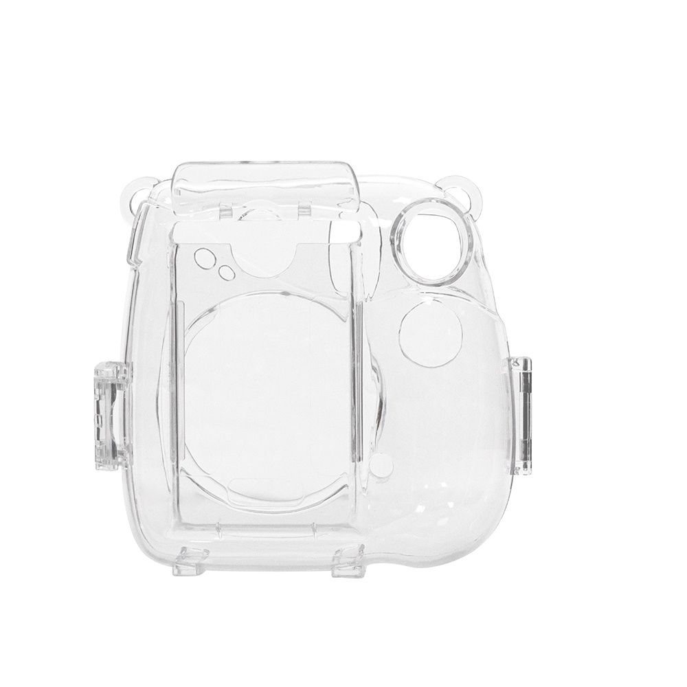For Fujifilm Instax Mini 7+ Camera Crystal Transparent Hard Case Bag ...