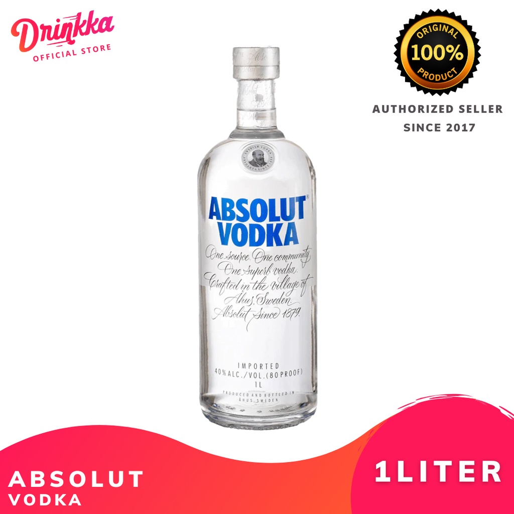 Absolut Vodka 1Liter | Shopee Philippines