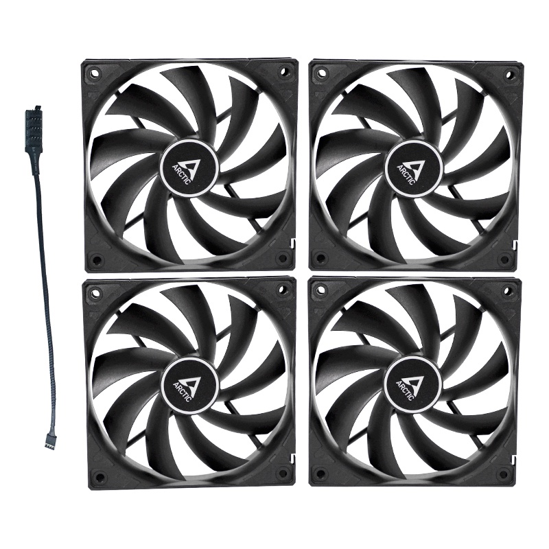 Arctic F12 PWM 4pin 12cm Cooler cooling fan temperature control silent ...