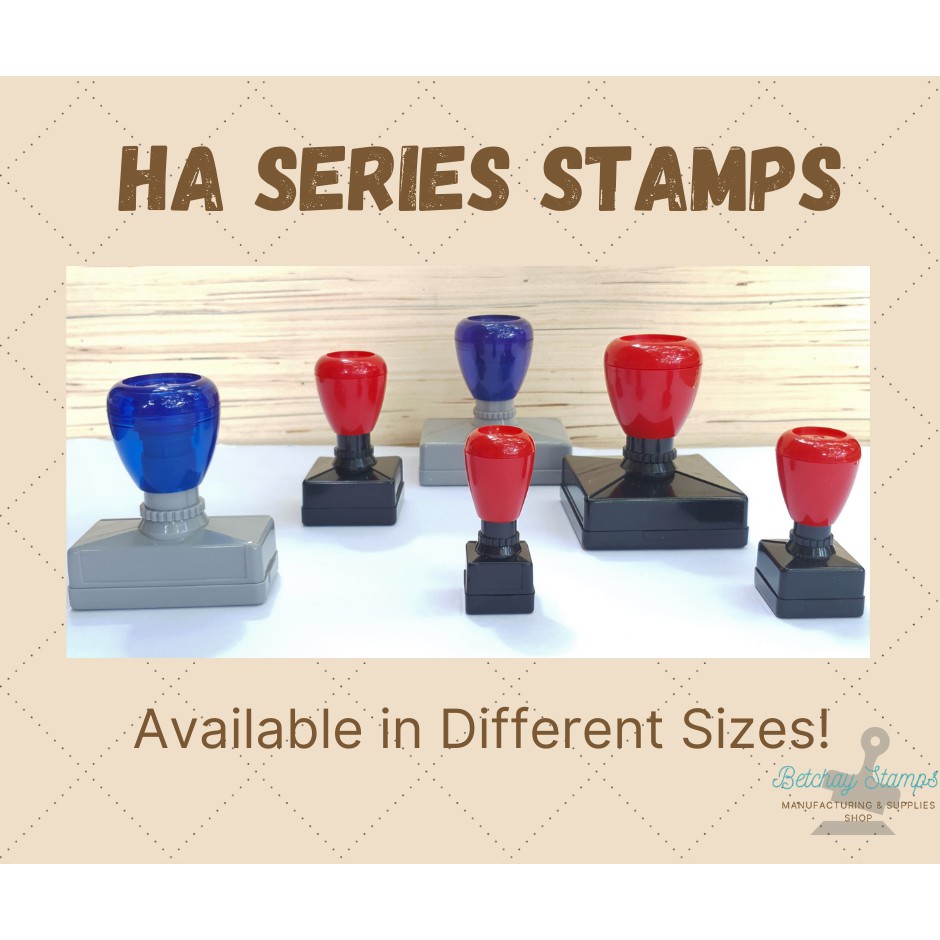 Betchay Stamp RED Logo HA Series Stamps For Logos and Office Use ...