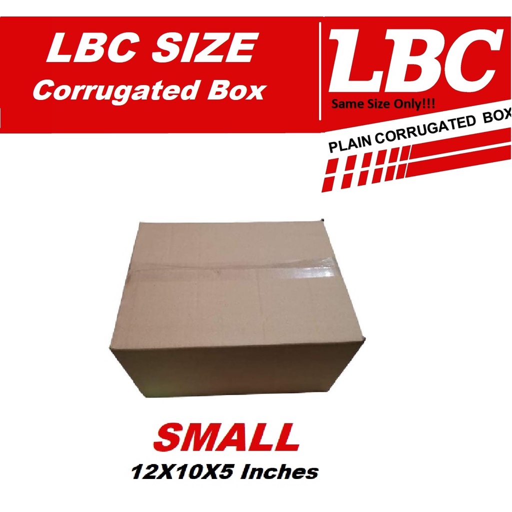 RE LBC Express Size Shipping Box Packaging Box Corrugated Box | Shopee ...