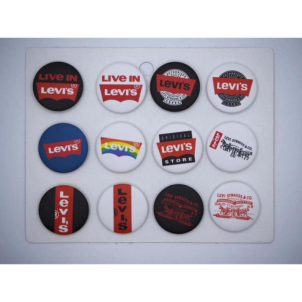 Brooch 3.2cm/4.4cm Levi's Levi Pattern | Shopee Philippines