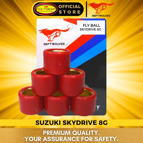 SEPTWOLVES Fly Ball / Pulley Ball for Suzuki Skydrive [8G] | Shopee ...
