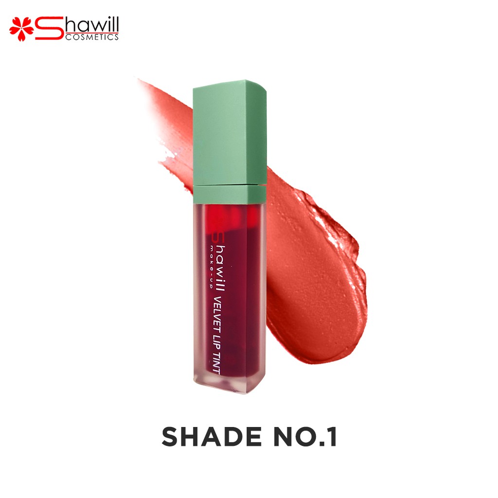 Shawill 4 Shades Velvet Lip Tint Long Wearing Matte Liptint Lip ...