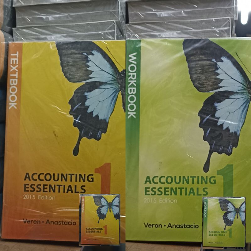Accounting Essentials 1 by Veron • Anastacio (Workbook and Textbook ...