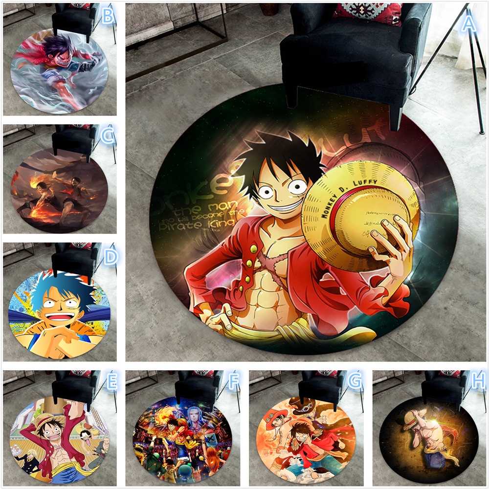 One Piece Carpet Anime Bedroom Japanese Study Computer Chair Swivel ...
