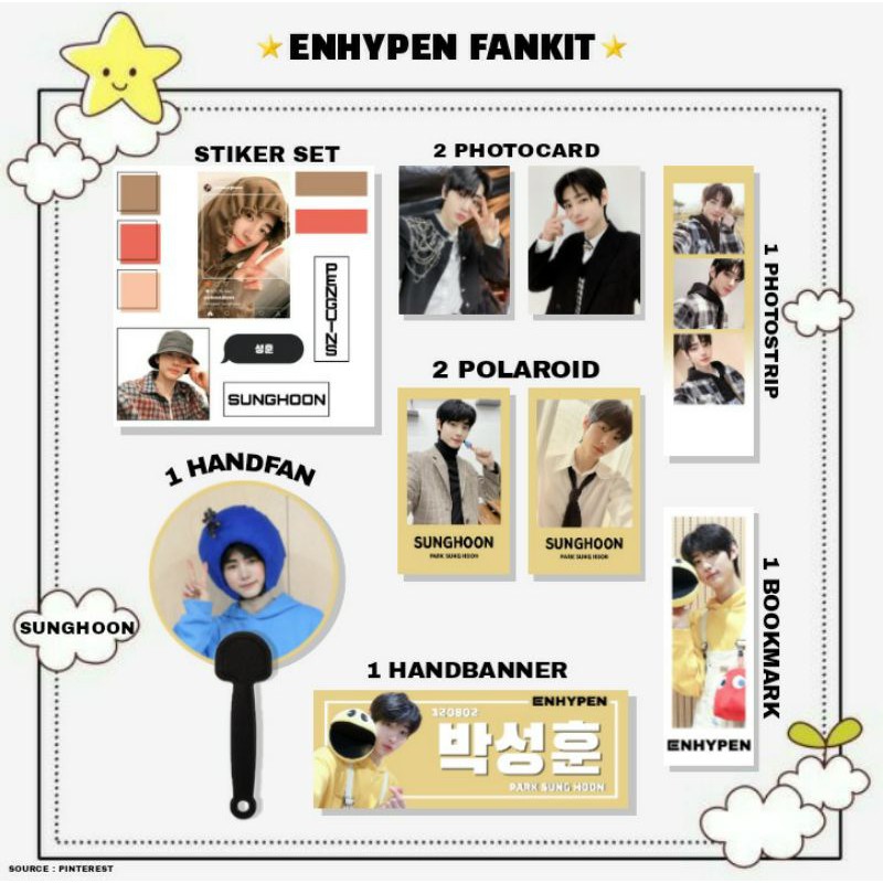 9pcs Enhypen Fan Kit All Member for Collection | Shopee Philippines