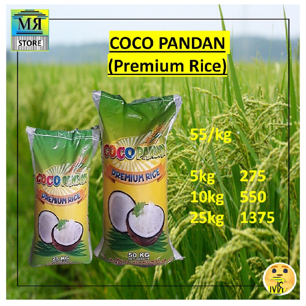Rice - Coco Pandan 25kg (Premium Rice) | Shopee Philippines