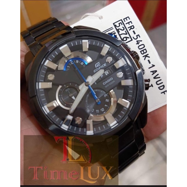 CASIO EDIFICE EFR 540BK 1A | Shopee Philippines