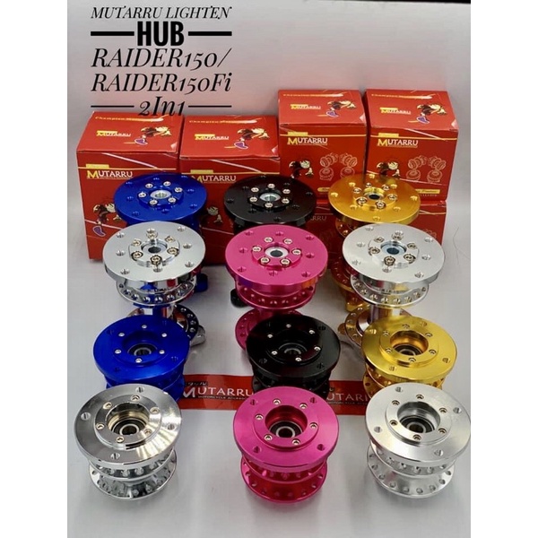 Lighten hub mutarru for raider 150 carb fi | Shopee Philippines