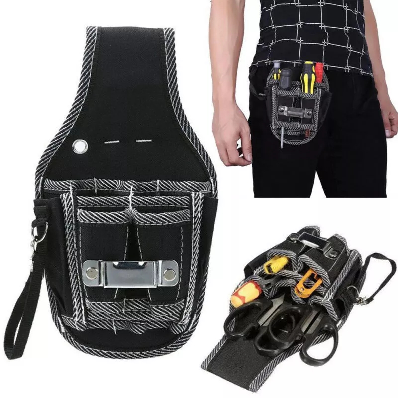 9 In 1 Waist Tool Bag for Electrician Screwdriver Storage/Pocket Tool ...