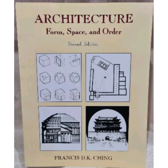 ARCHITECTURE FORM,SPACE,AND ORDER by D.K Ching | Shopee Philippines