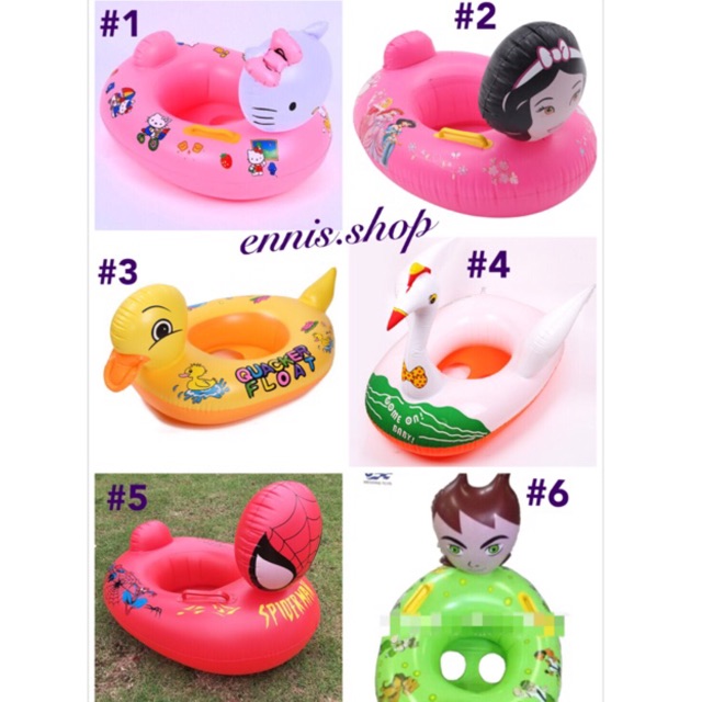 Baby Swimming Boat Inflatable Floater Salbabida for Baby | Shopee ...