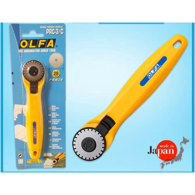 OLFA PRC-3/C 28mm Perforation Cutter Hobby Craft & Utility | Shopee Philippines