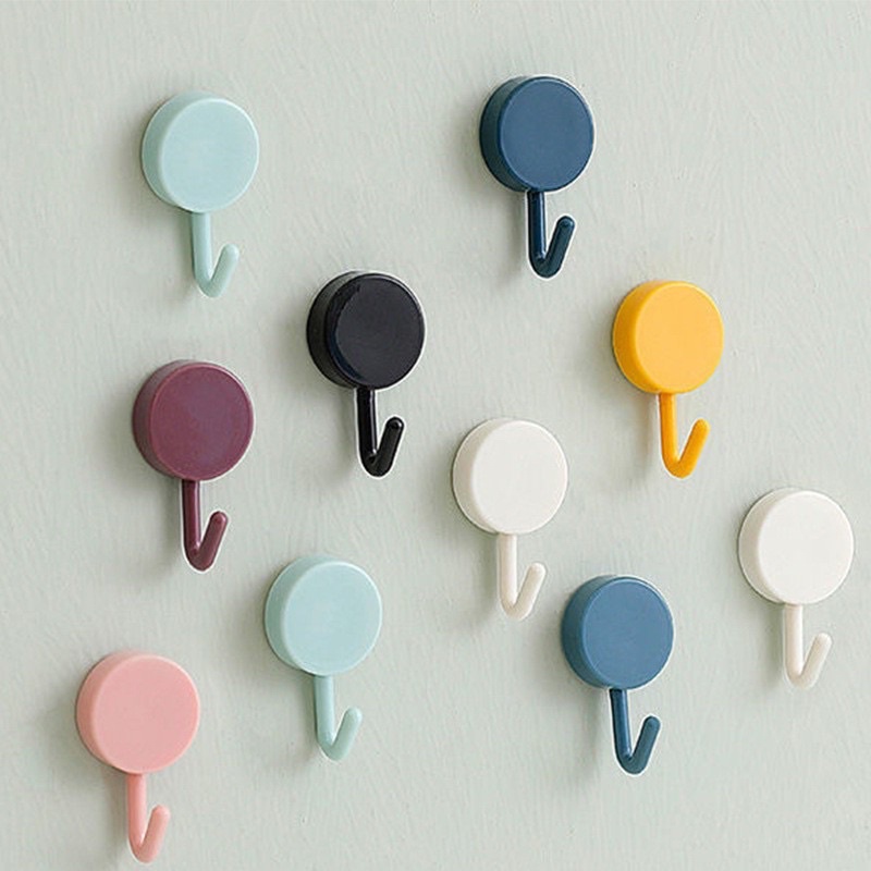 Cute hook stickers self-adhesive wall hanging hook sticky hook wall ...