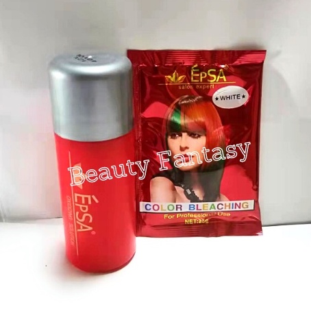 EPSA COLOR BLEACHING POWDER WITH OXIDIZER 100ML | Shopee Philippines