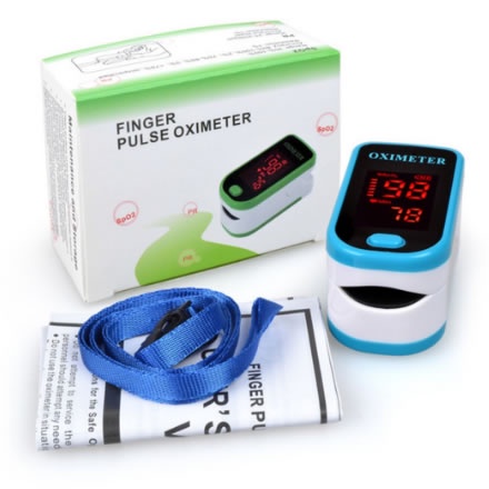 Finger Tip Pulse Oximeter as in BLOOD OXYGEN METER (Hospital Grade ...