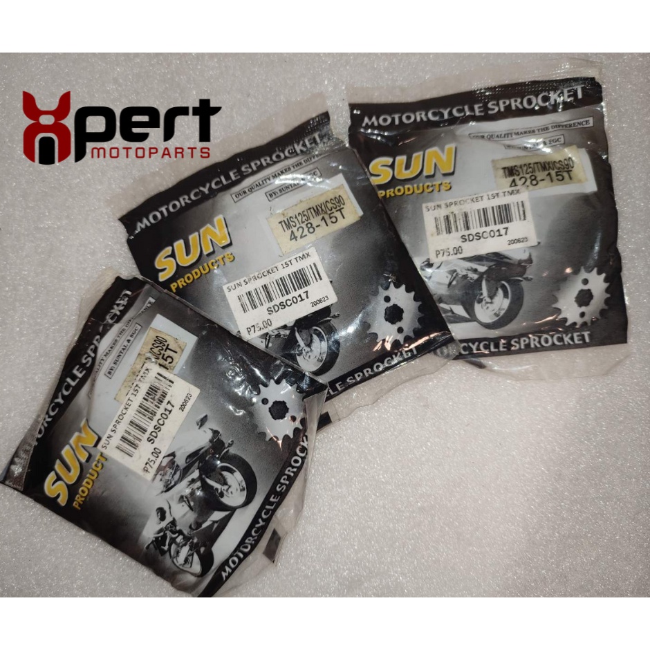 Original Sun Sprocket 428 15T for TMS 125/TMX/CS90 23801-028-000 ...