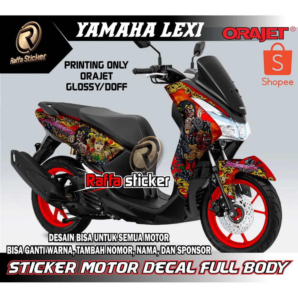 Lexi Decal Lexi/yamaha Lexi/ Lexi Sticker/ Lexi Sticker/ Full Body Lexi ...