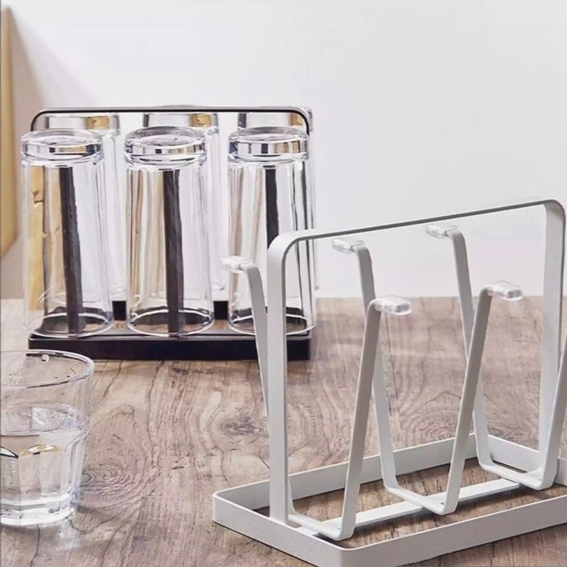 Glass Cup Rack Draining Drying Water Mug Drying Organizer Holder Stand ...