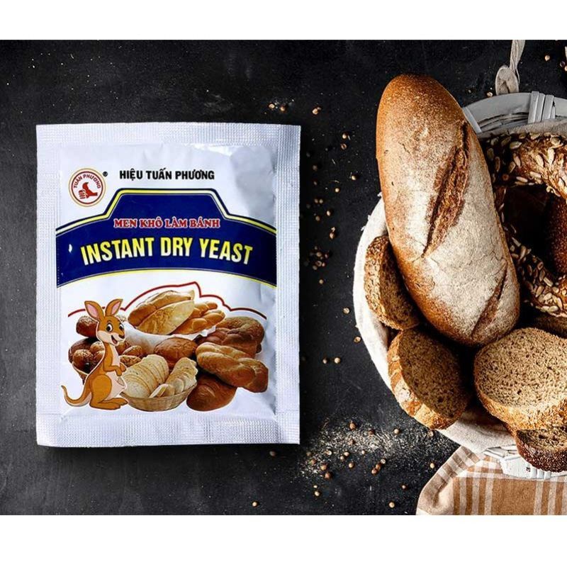 1 Box of 5 packs of Dry Yeast/Baking Yeast for bread and dumplings ...