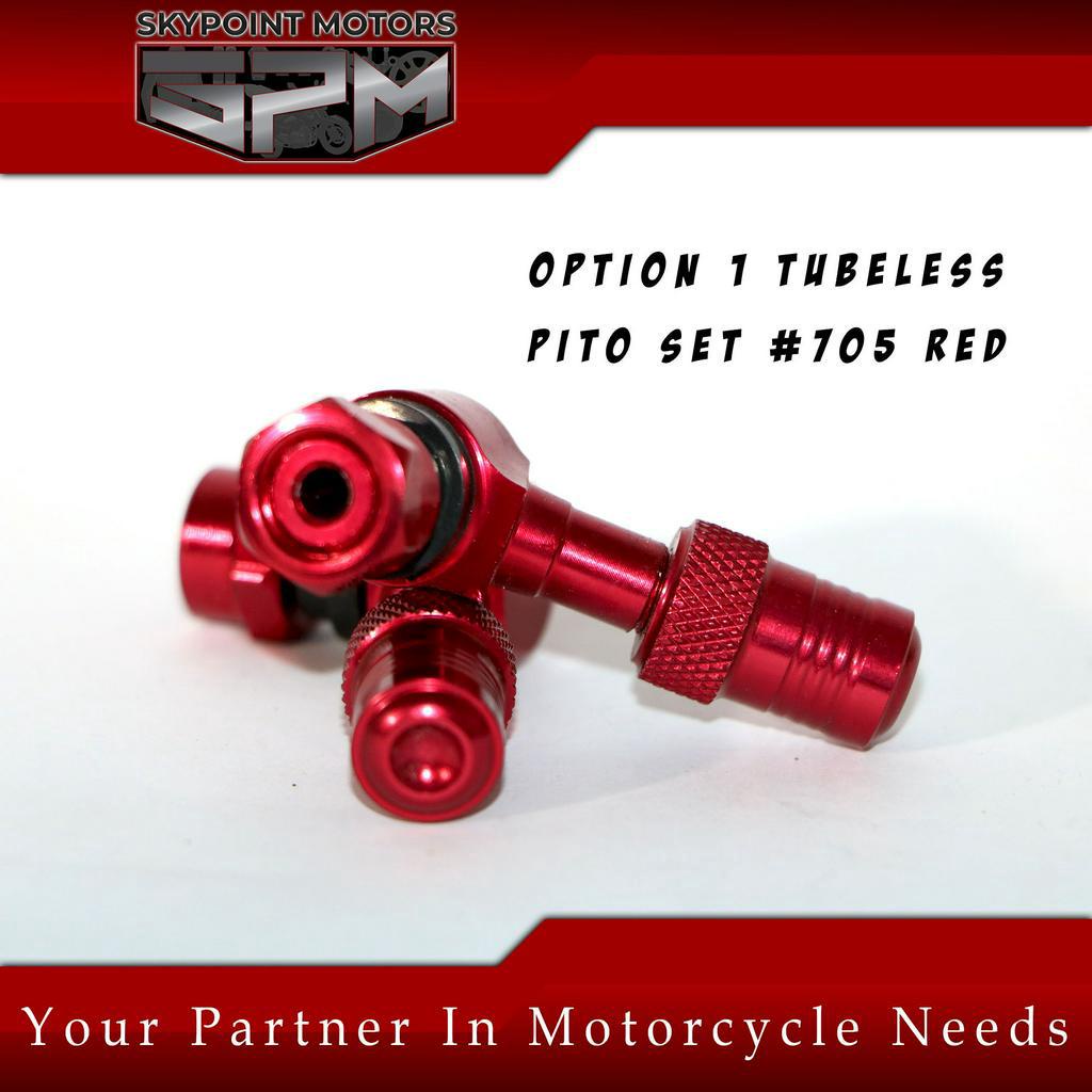 OPTION 1 TUBELESS PITO SET #705 (9801-903-Red) | Shopee Philippines