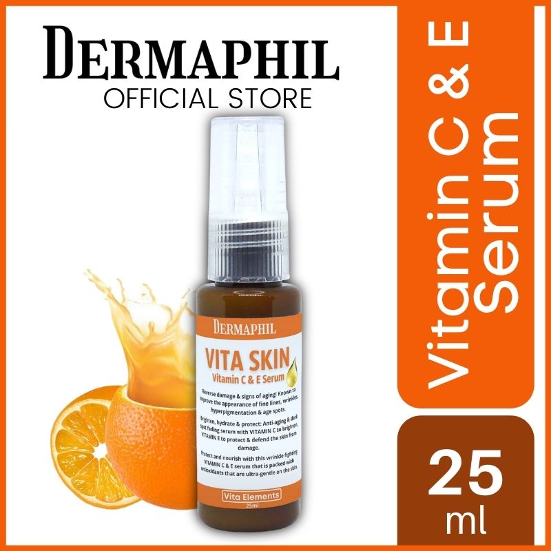 DERMAPHIL Vita Skin Vitamin C & E Serum (25ml) / Vitamin C / Vitamin E ...