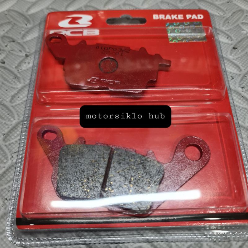 RCB FRONT BRAKE PAD SNIPER 150/SNIPER 155 NOT KEY LESS/AEROX/NMAX/MIO ...