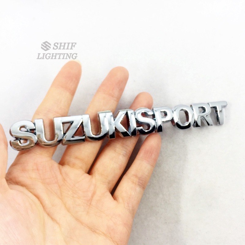 1 X ABS Chrome SUZUKI SPORT Letter Logo Car Auto Rear Trunk Emblem ...