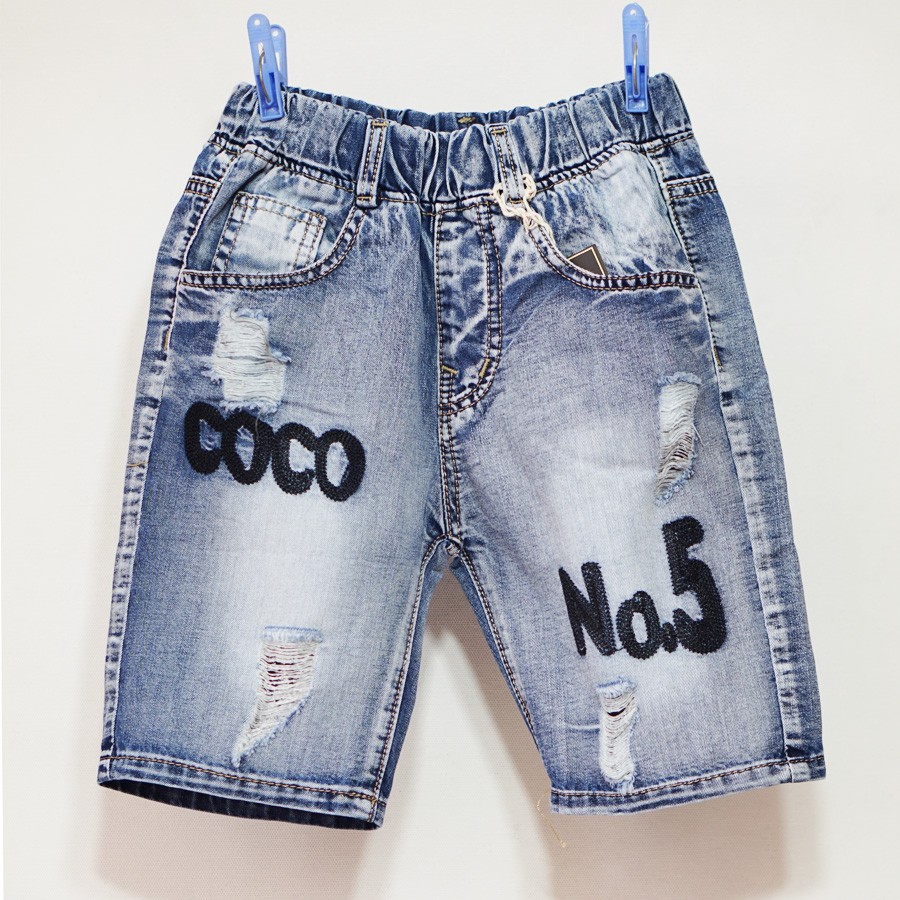 CoCo boys' ripped jeans, large size | Shopee Philippines