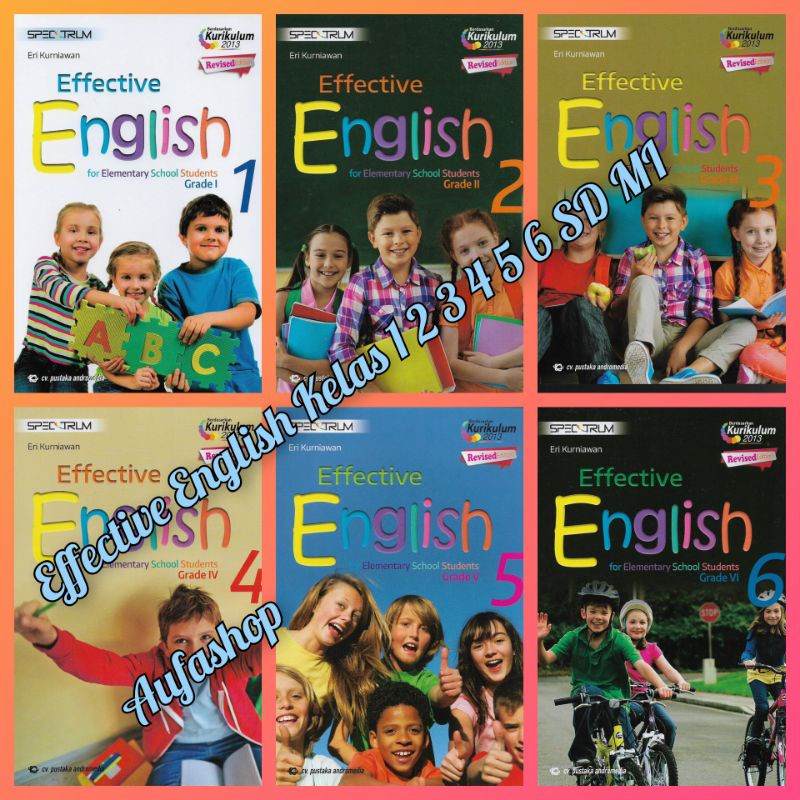 Effective English book for grades 1 2 3 4 5 6 Andromedia library ...