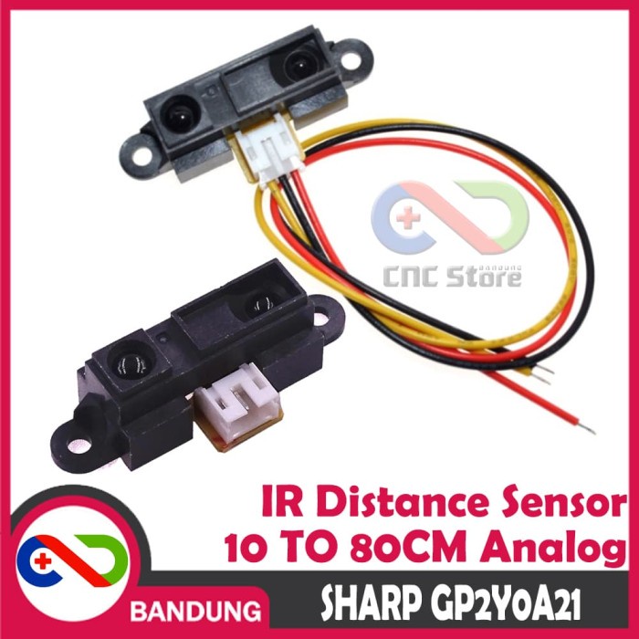 Sharp IR GP2Y0A21YK0F GP2Y0A21 ANALOG DISTANCE SENSOR 10 TO 80CM ...