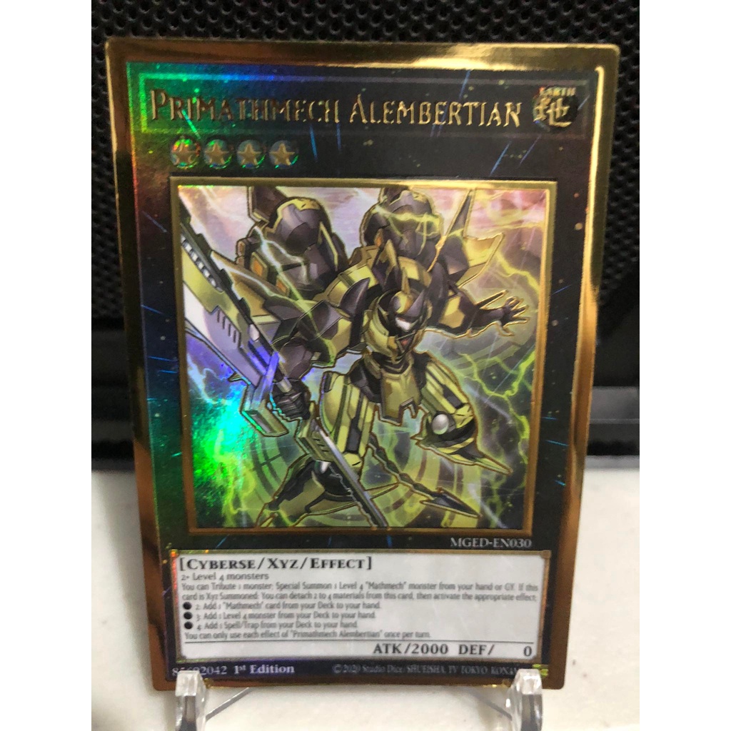 Primathmech Alembertian - MGED-EN030 - Premium Gold Rare 1st Edition ...