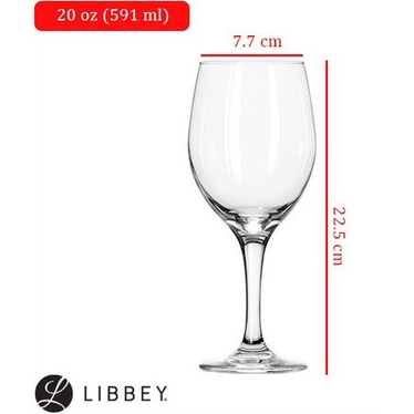 Perception Tall Wine Glass 592ml - Libbey 3060 | Shopee Philippines