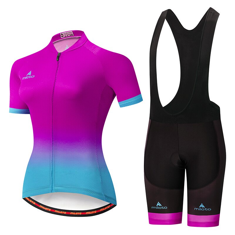 Ready Stock New Style summer Women's Short Sleeve Cycling Shirt Set ...