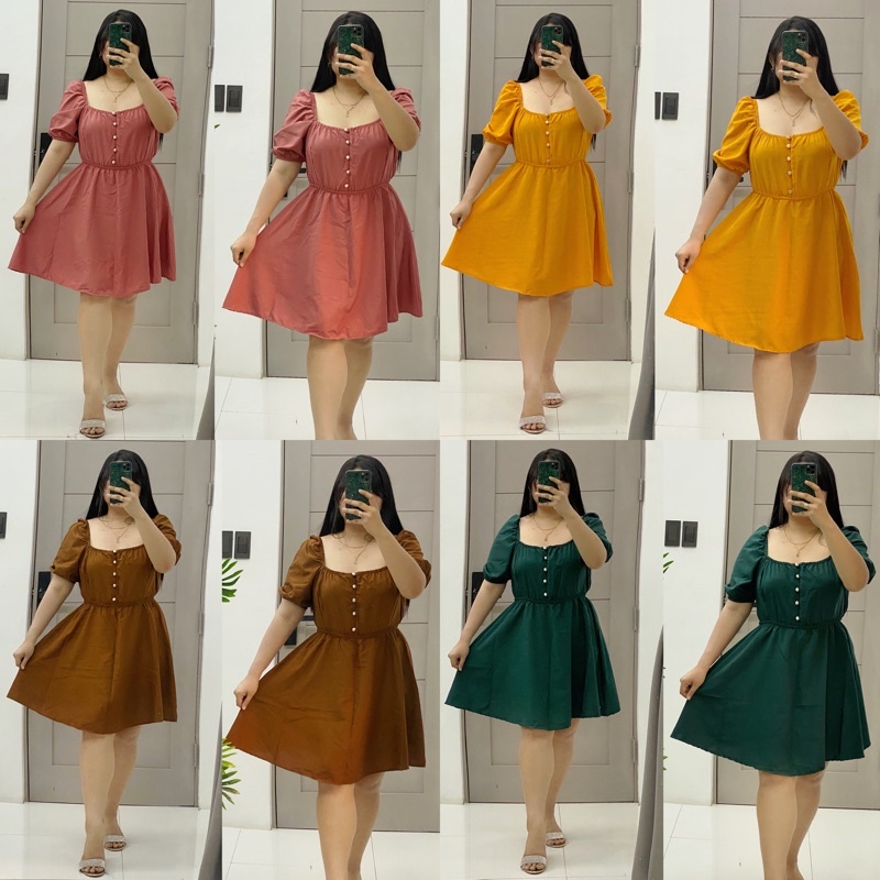 Trina dress by Plus size collection ph | Shopee Philippines
