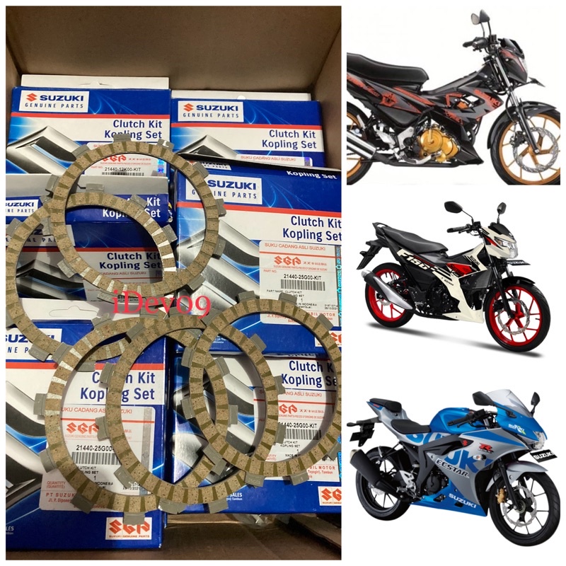 Clutch Pad Clutch KIT Set Satria Fu Karbu Satria Fu Injection GSX ...