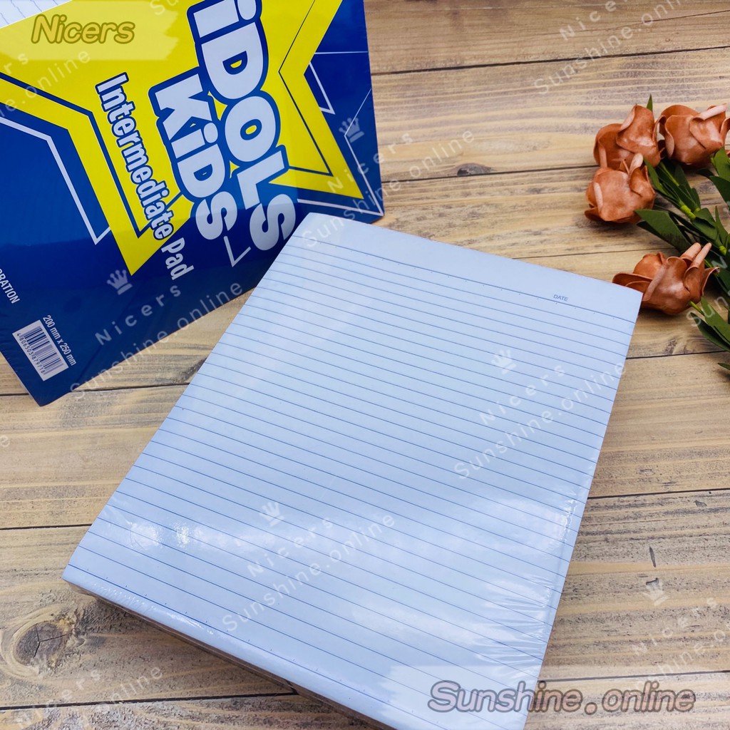 iDOLS KIDS Intermediate pad Writing Pad 10books | Shopee Philippines