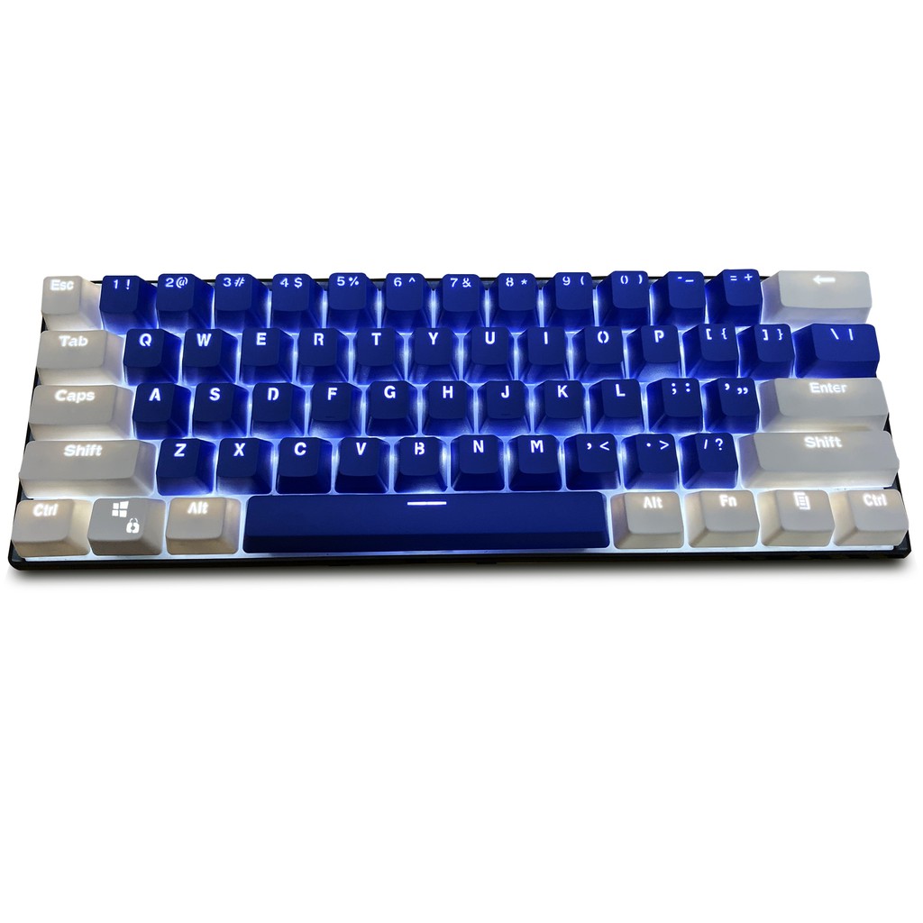 RK61 Keys PBT keycaps backlit two-color mechanical keyboard keycaps ...