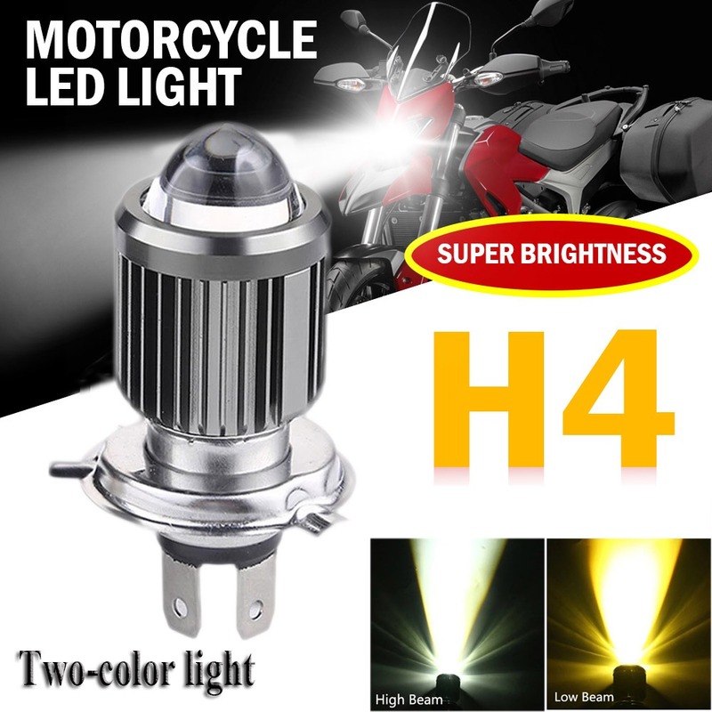 Dual Color H4 /BA20D PX15D LED Motorcycle Headlight Bulbs18SMD Car LED ...