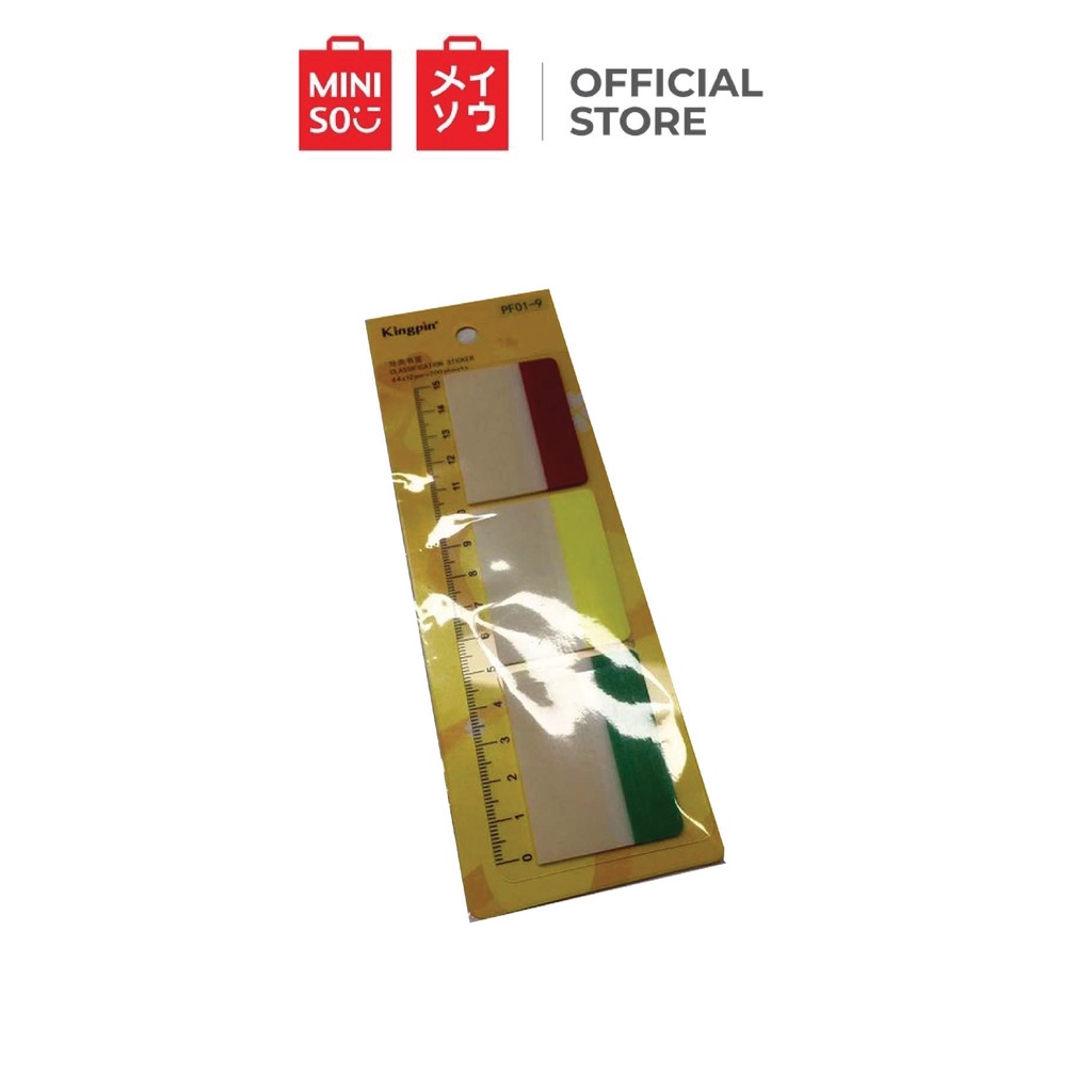 Miniso Classification Sticky Notes (3 Colors) | Shopee Philippines