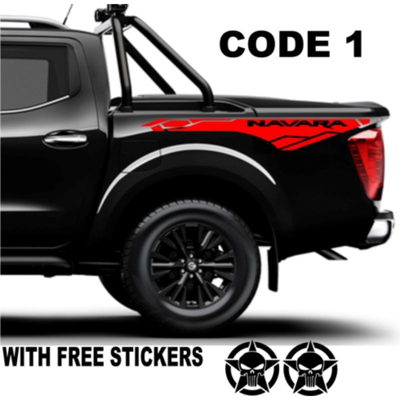 Nissan Navara Side Sticker Design Decals 2pcs Set | Shopee Philippines
